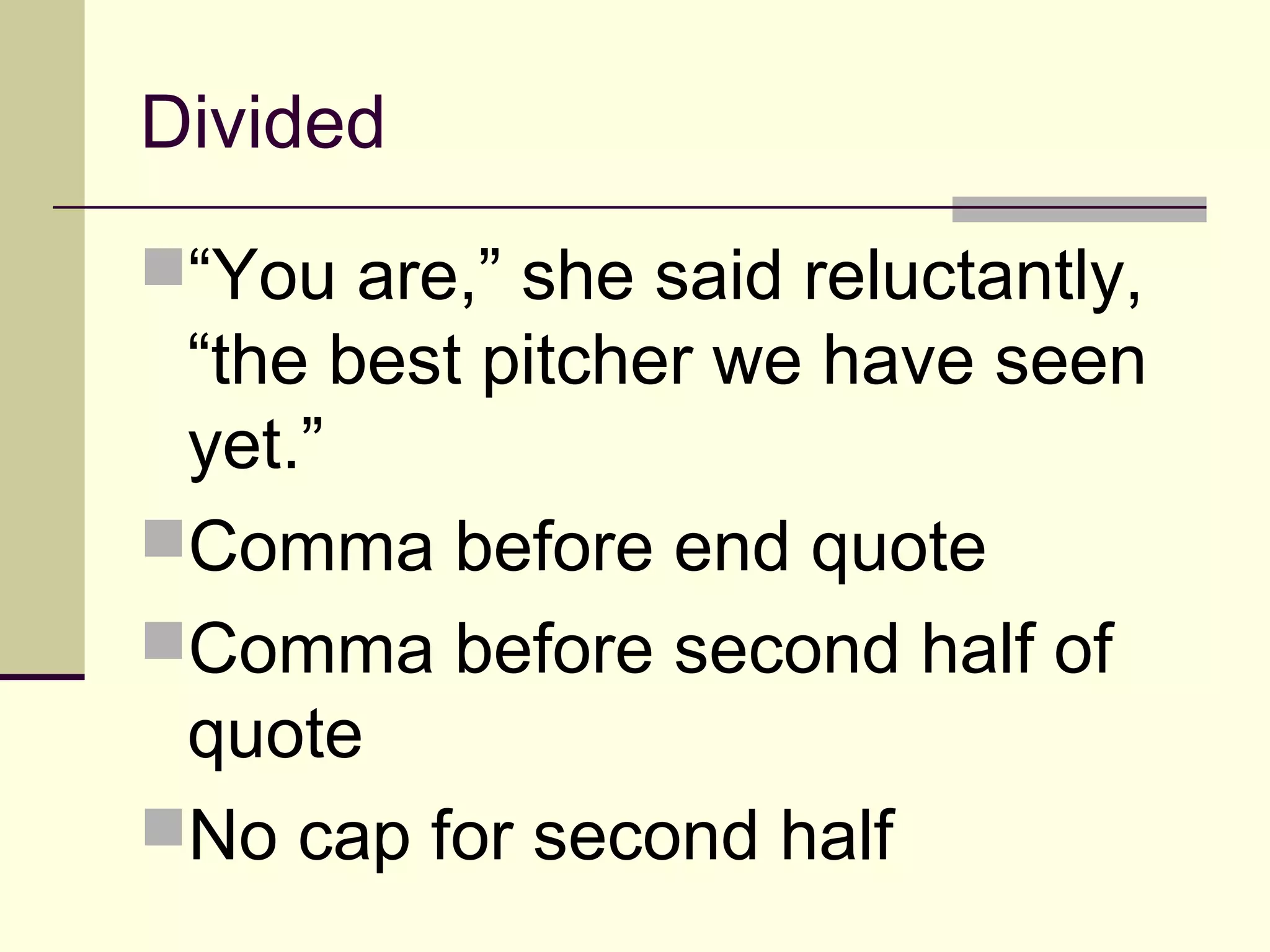 Embedded quotes | PPT