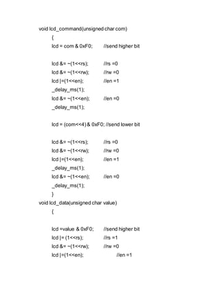 digital clock atmega16 | PDF