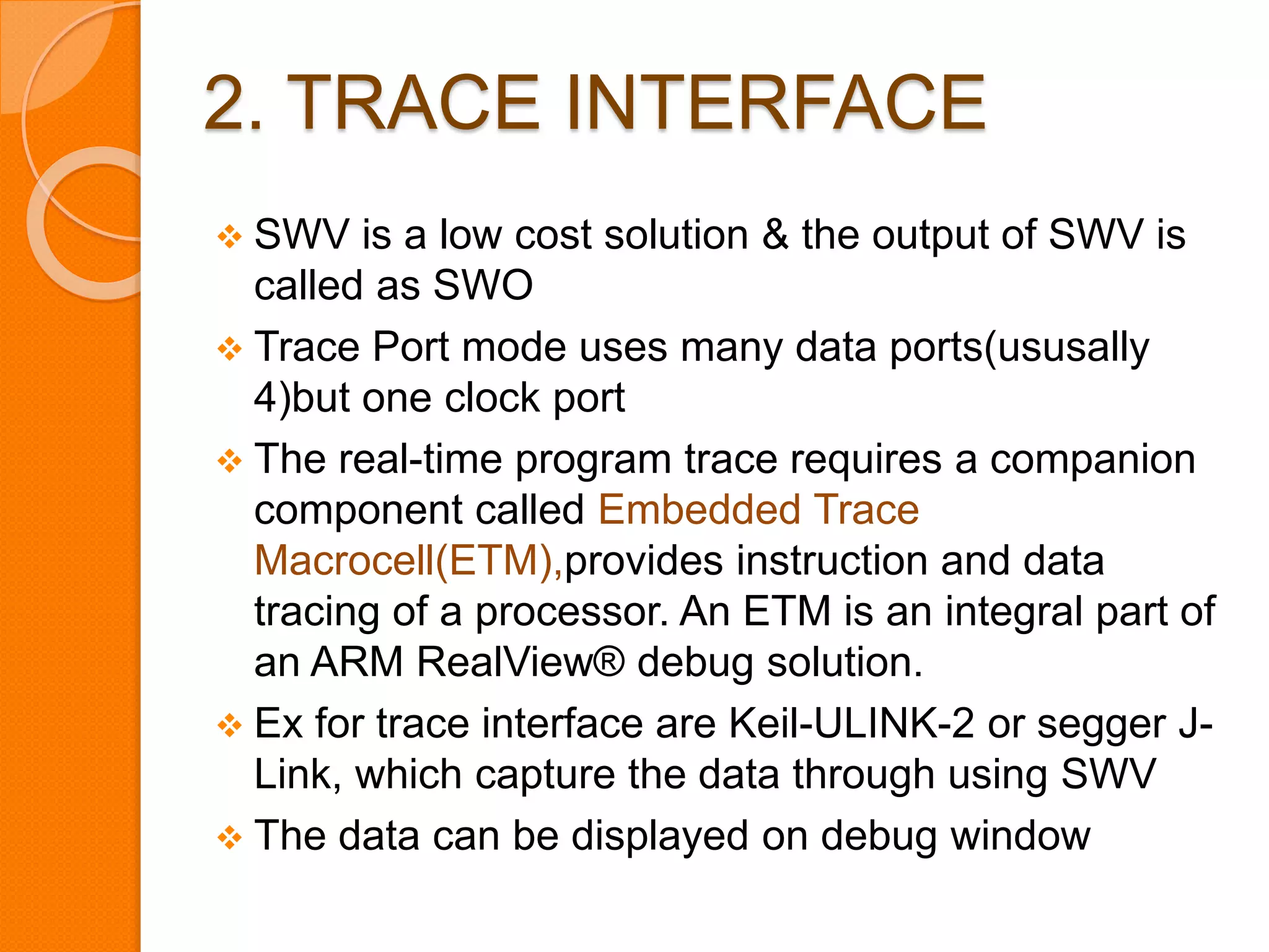 presentation on SCB,DEBUG,RESET of Arm Cortex processor | PPTX