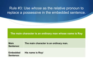 Embedded sentences for 217 midterm | PPTX | Movies | Entertainment