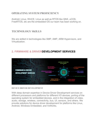 Embedded services by Faststream Technologies | PDF