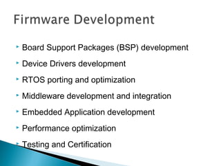 Embedded software development | PPT