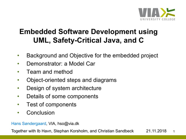 Embedded Softwaredevelopment Hcs Ppt