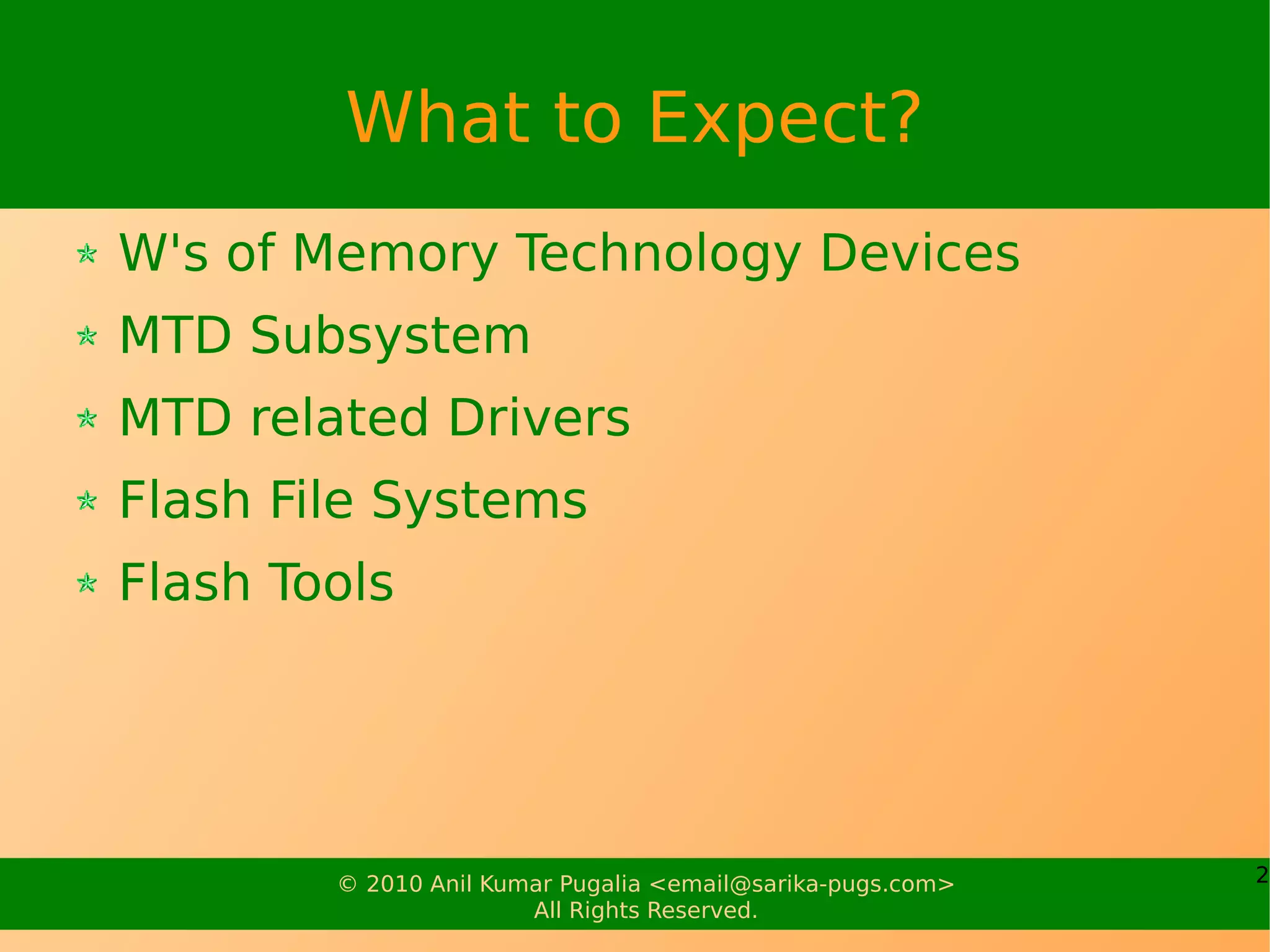 Embedded Storage Management | PPT