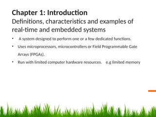 Embedded system-1 is a first note for fourth year students | PPT