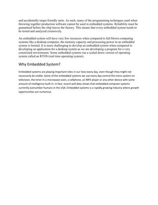 Embedded system | PDF