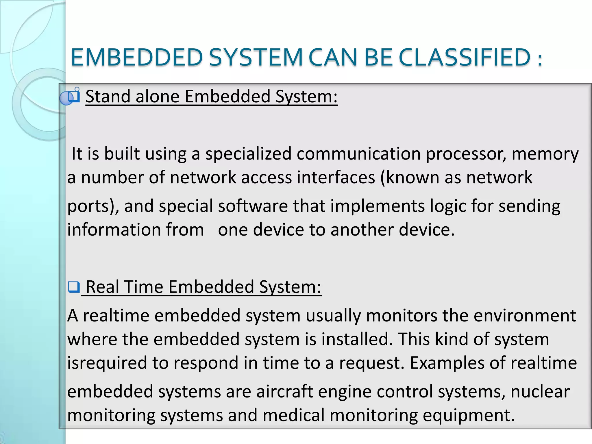 Embedded system | PPTX