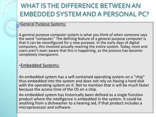 Embedded system | PPTX