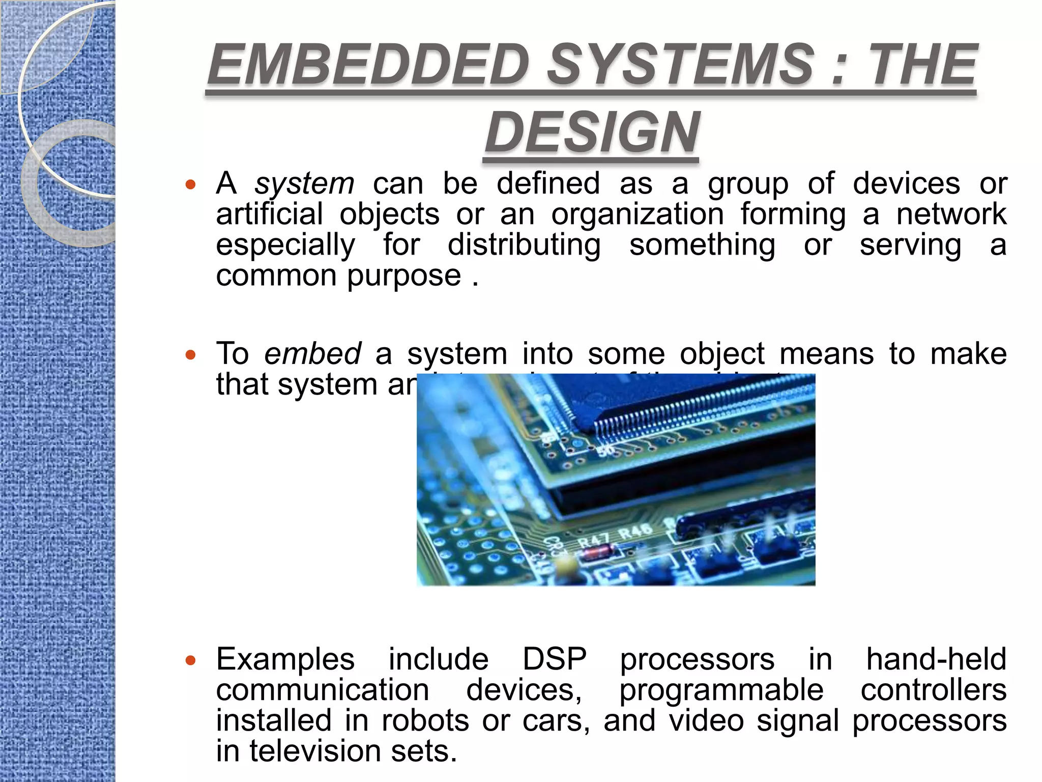 Embedded system seminar | PPTX
