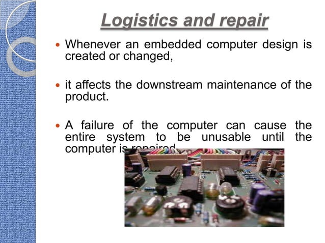 Embedded system seminar | PPTX | Computing | Technology & Computing