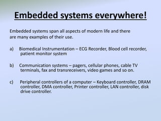 Embedded system by abhishek mahajan | PPTX