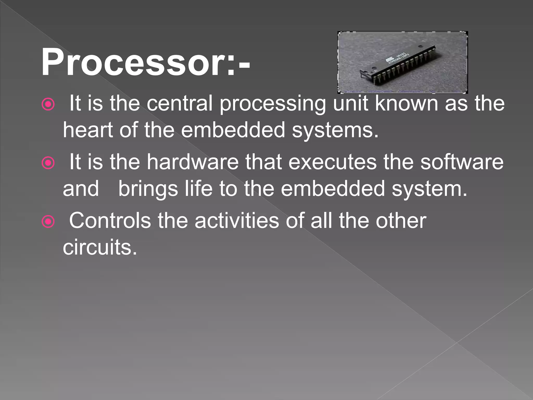 Embedded system... | PPTX | Computing | Technology & Computing