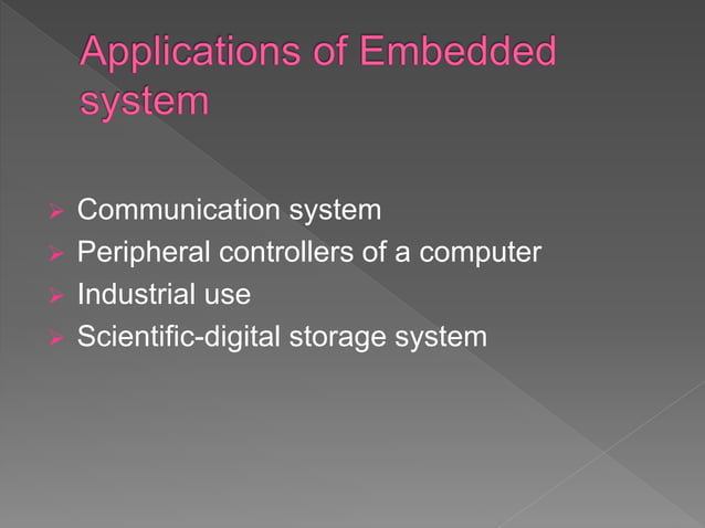 Embedded system... | PPT