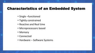 Embedded systems | PPTX