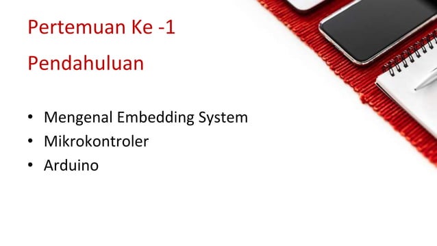 Modul ajar sistim tertanam atau emebedded sistem | PPTX