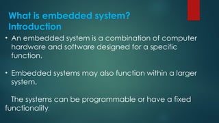 embedded system.pptx presentation for education | PPTX