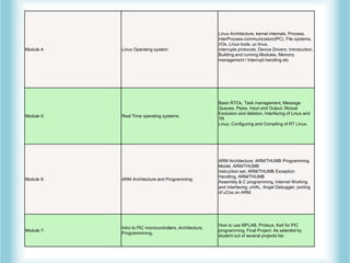 Embeddedsystem-classes-in-mumbai | PPTX | Operating Systems | Computer ...
