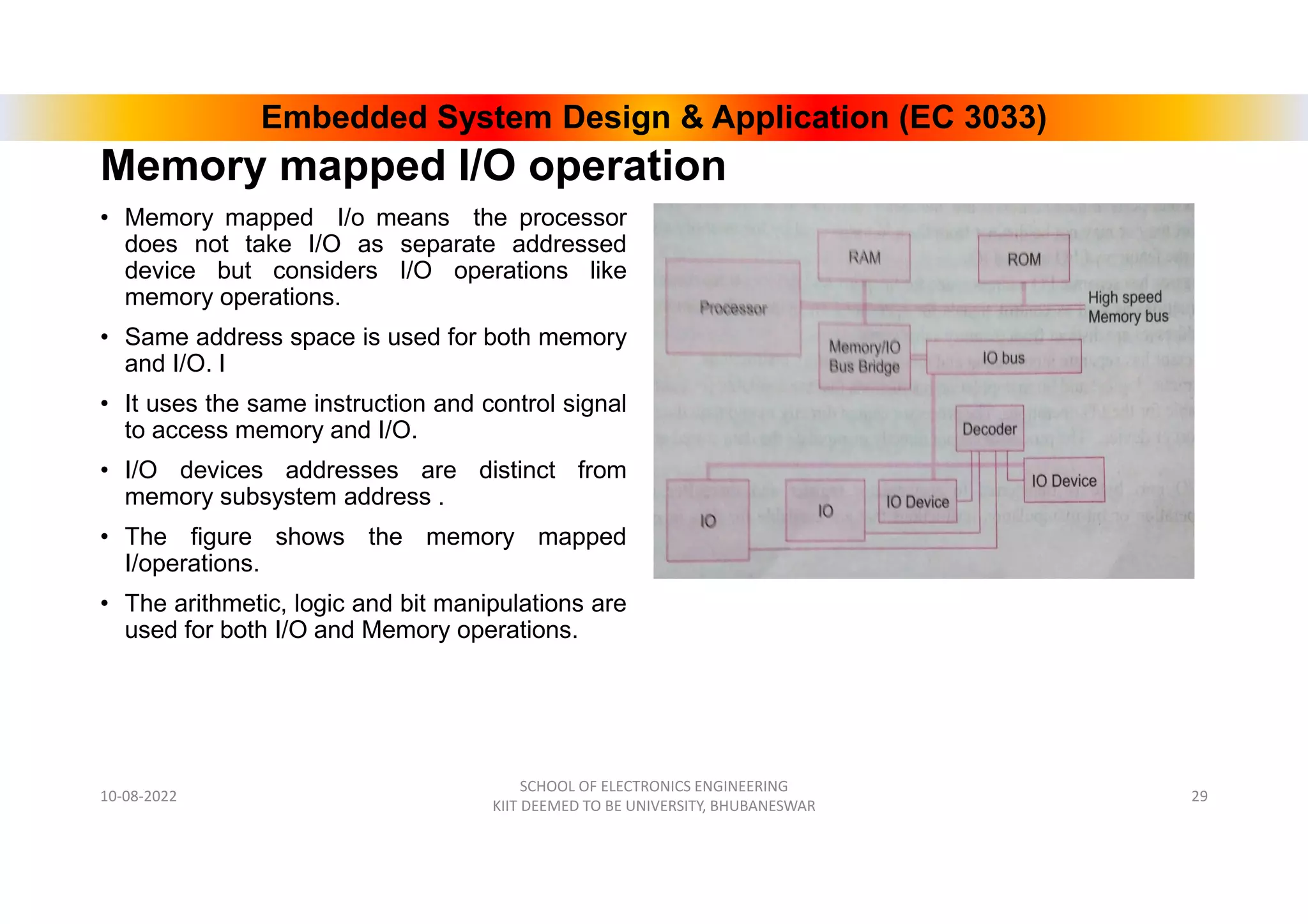 embedded system-Memory_Organization_final.pdf | Operating Systems | Computer Software and ...