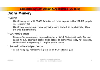 embedded system-Memory_Organization_final.pdf | Operating Systems | Computer Software and ...