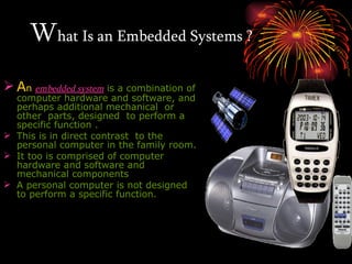 Embedded system application | PPT