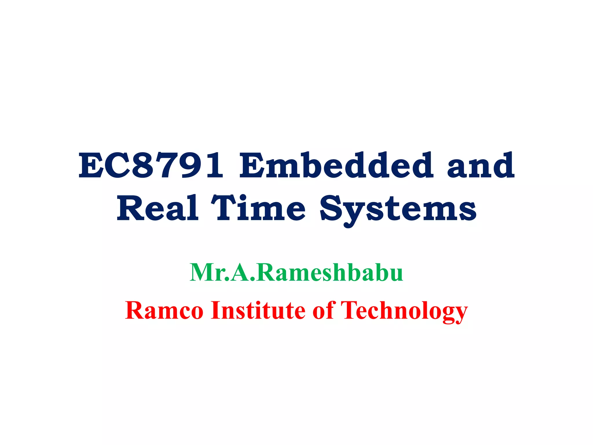 Embedded system design process | PPTX