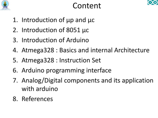 Embedded system design using arduino | PPTX