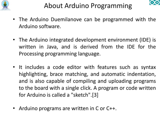 Embedded System Design Using Arduino Pptx