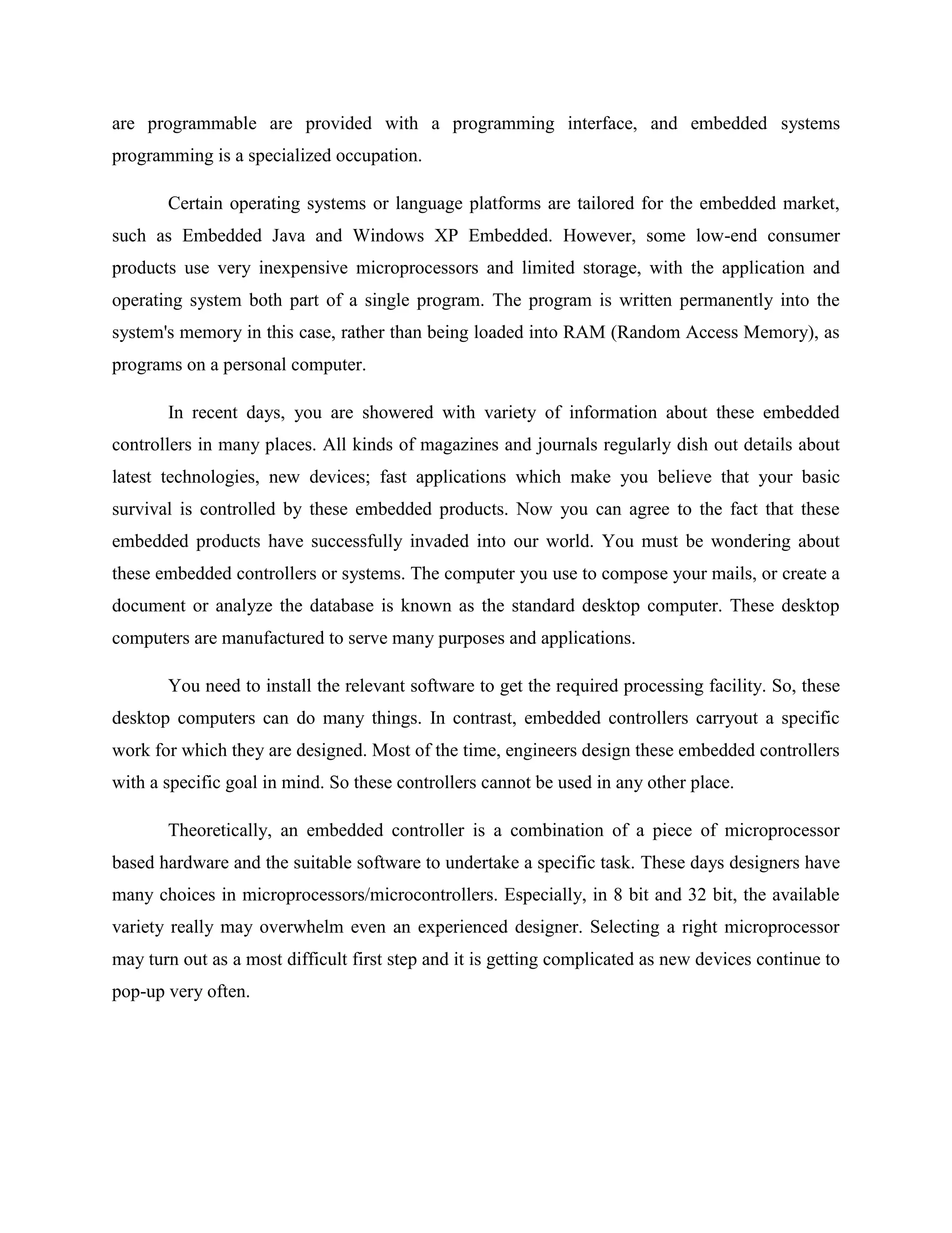Embedded system for traffic light control | DOCX
