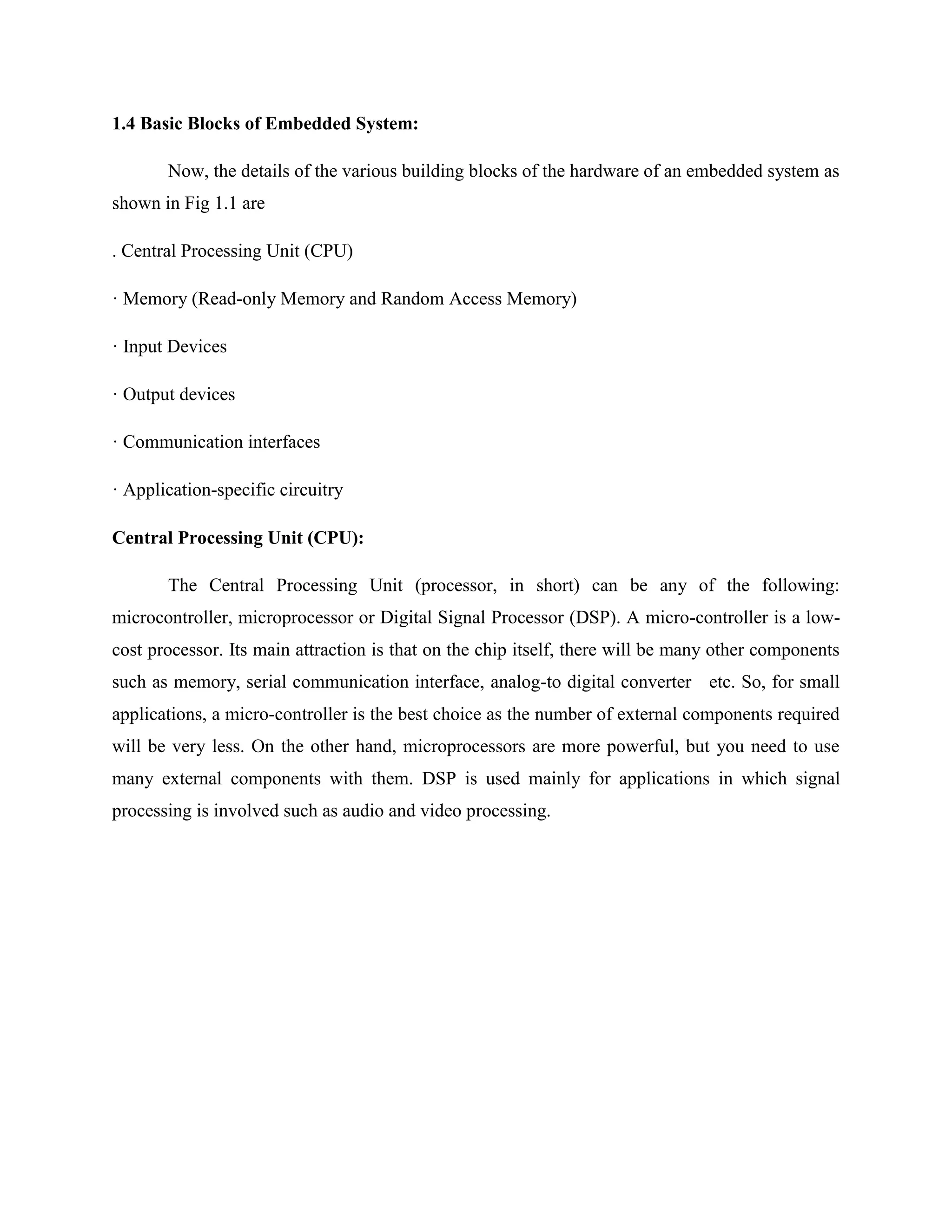 Embedded system for traffic light control | DOCX