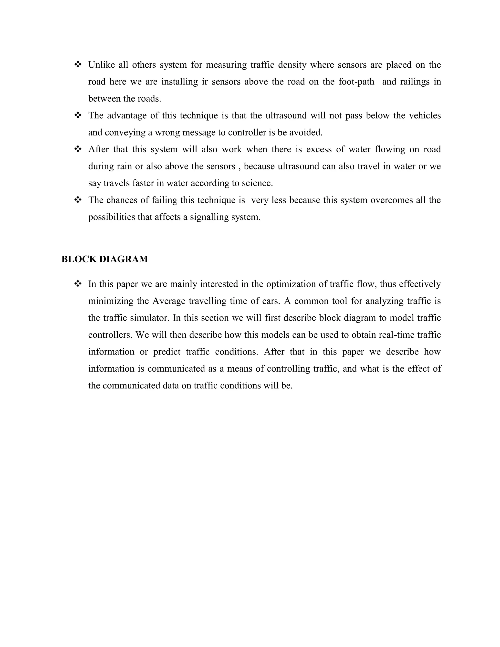 Embedded system for traffic light control | DOCX