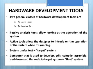 Embedded system hardware architecture ii | PPT