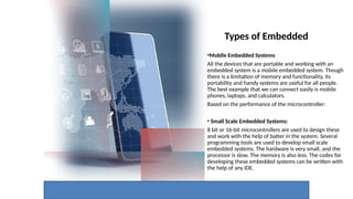 EMBEDDED SYSTEM IN AGRICULTURE bscit students iot | PPTX
