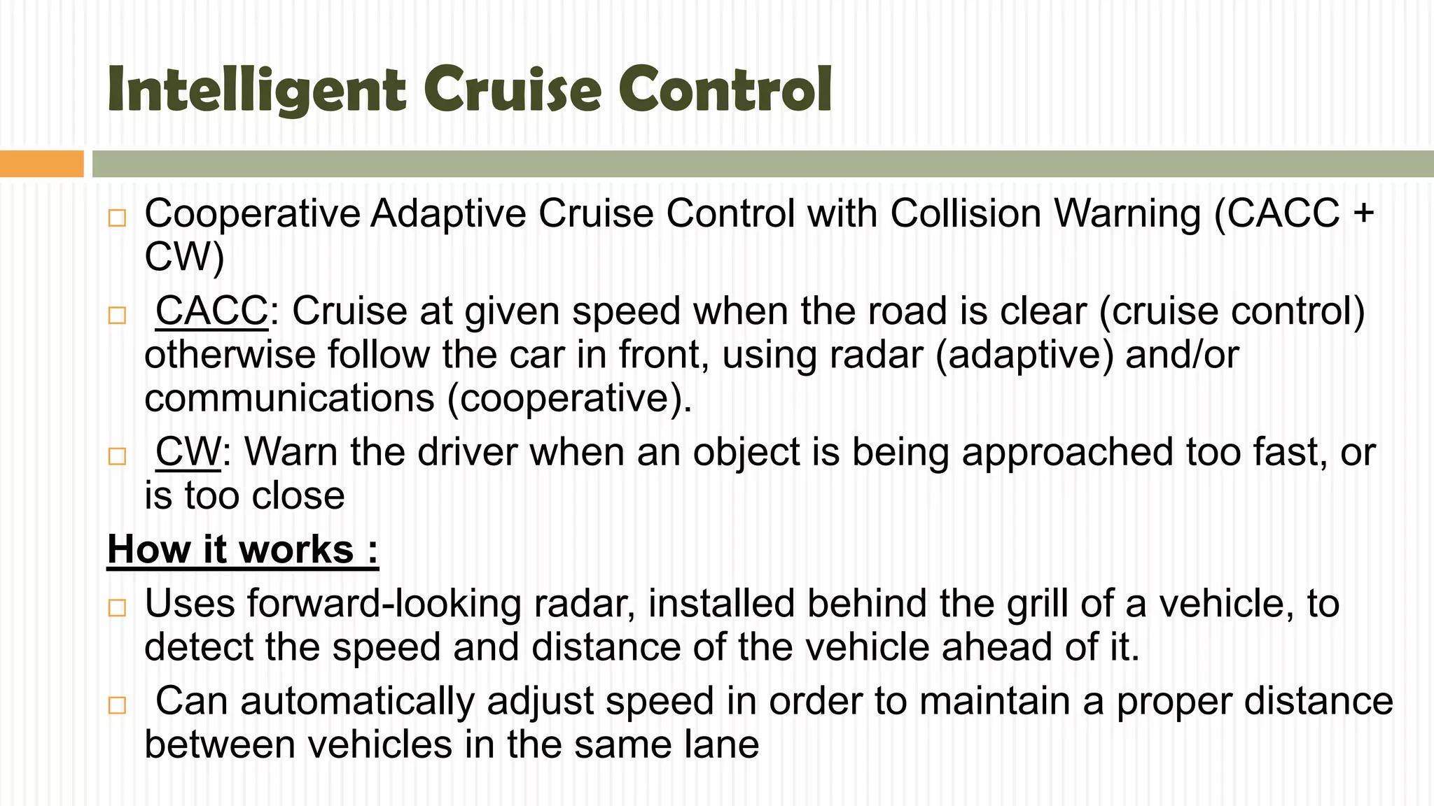Embedded system in automobile | PPTX | Auto Safety Technologies | Auto Technology