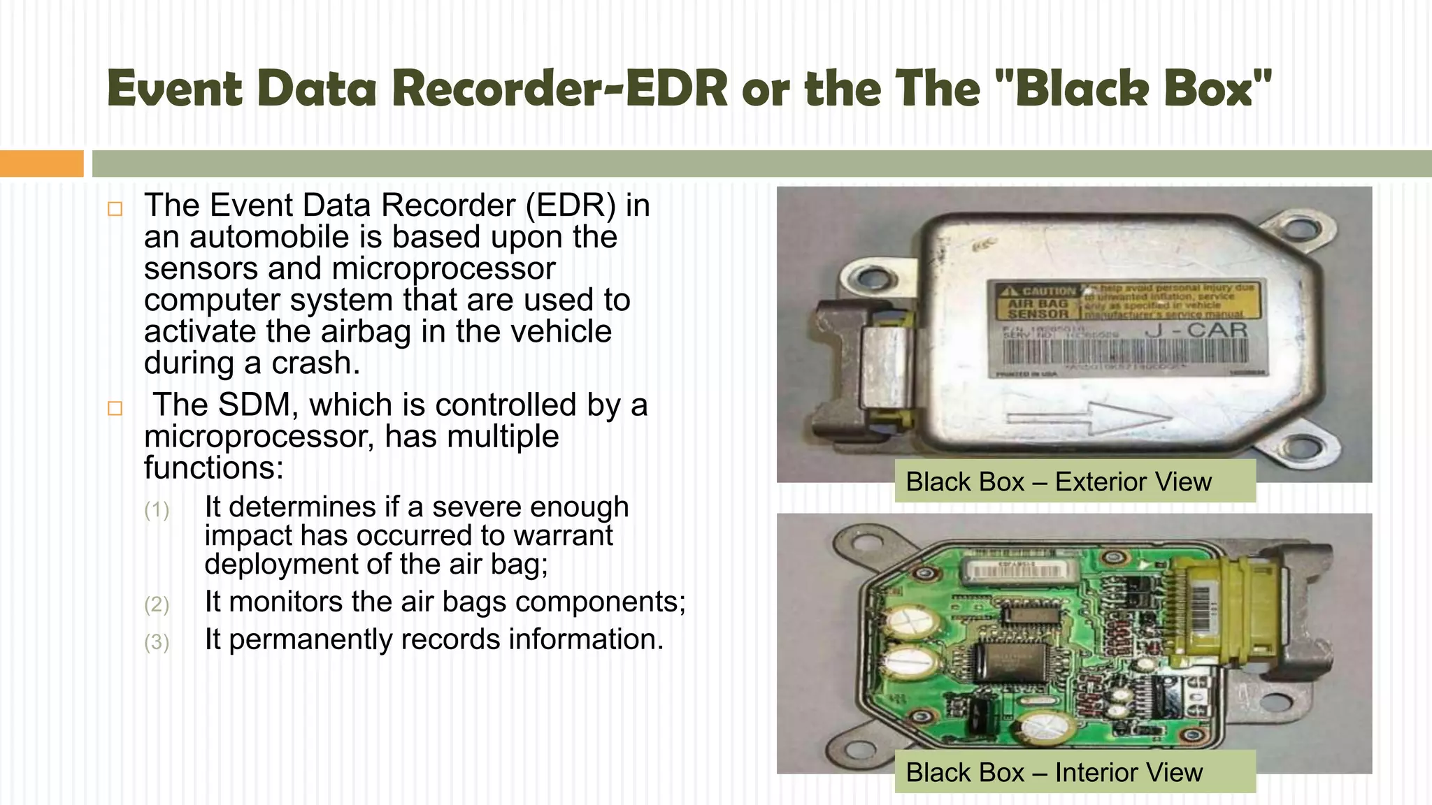 Embedded system in automobile | PPTX | Auto Safety Technologies | Auto Technology