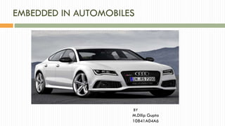 EMBEDDED IN AUTOMOBILES | PPTX