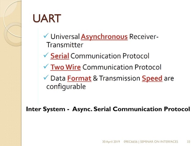 I2C-SPI-UART Basics || Embedded System || Hariharan K | PDF