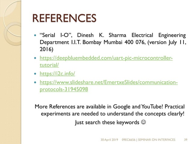 I2C-SPI-UART Basics || Embedded System || Hariharan K | PDF