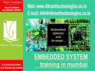 Embedded system - Introduction to interfacing with peripherals | PPT