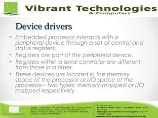Embedded system - Introduction to interfacing with peripherals | PPT