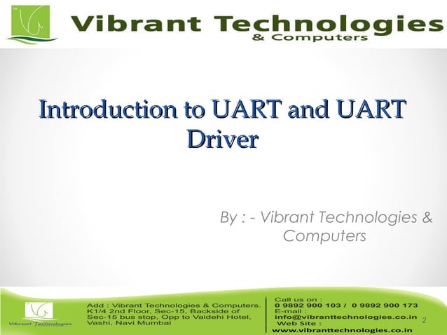 Embedded system - Introduction to interfacing with peripherals | PPT