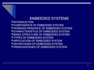 Embedded System Introduction and microcontroller.ppt | Computing | Technology & Computing