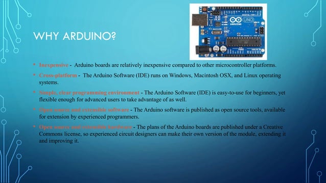 Embedded system introduction - Arduino Course | PDF
