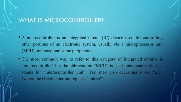 Embedded system introduction - Arduino Course | PDF