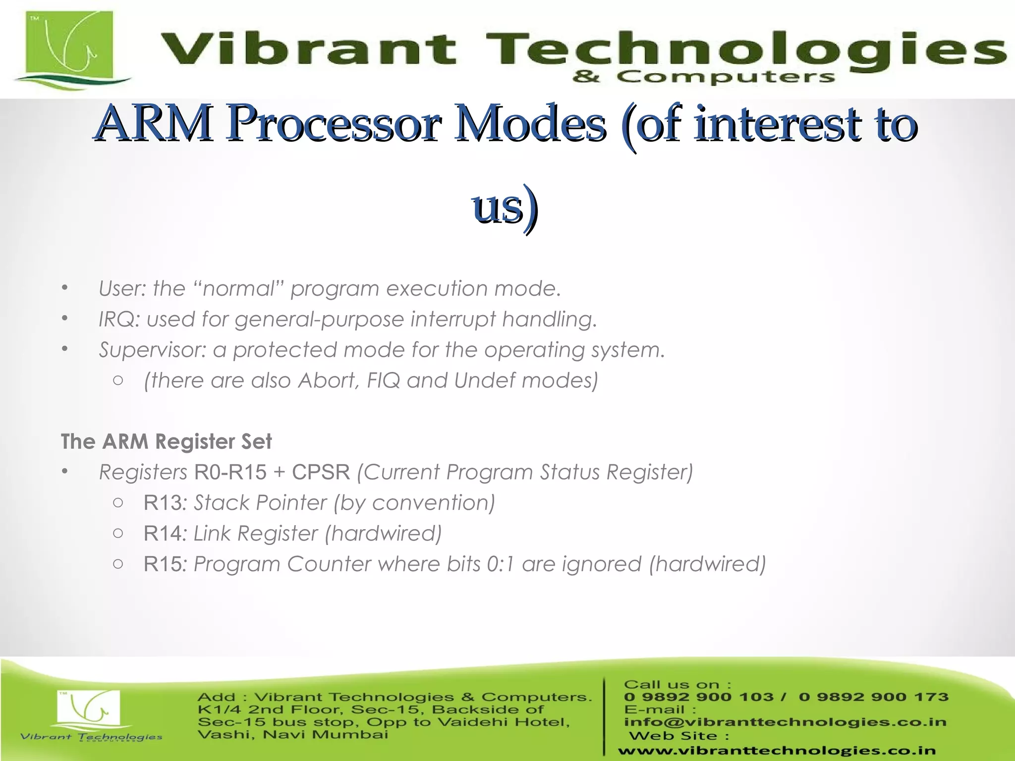 Embedded system - introduction to arm7 | PPT