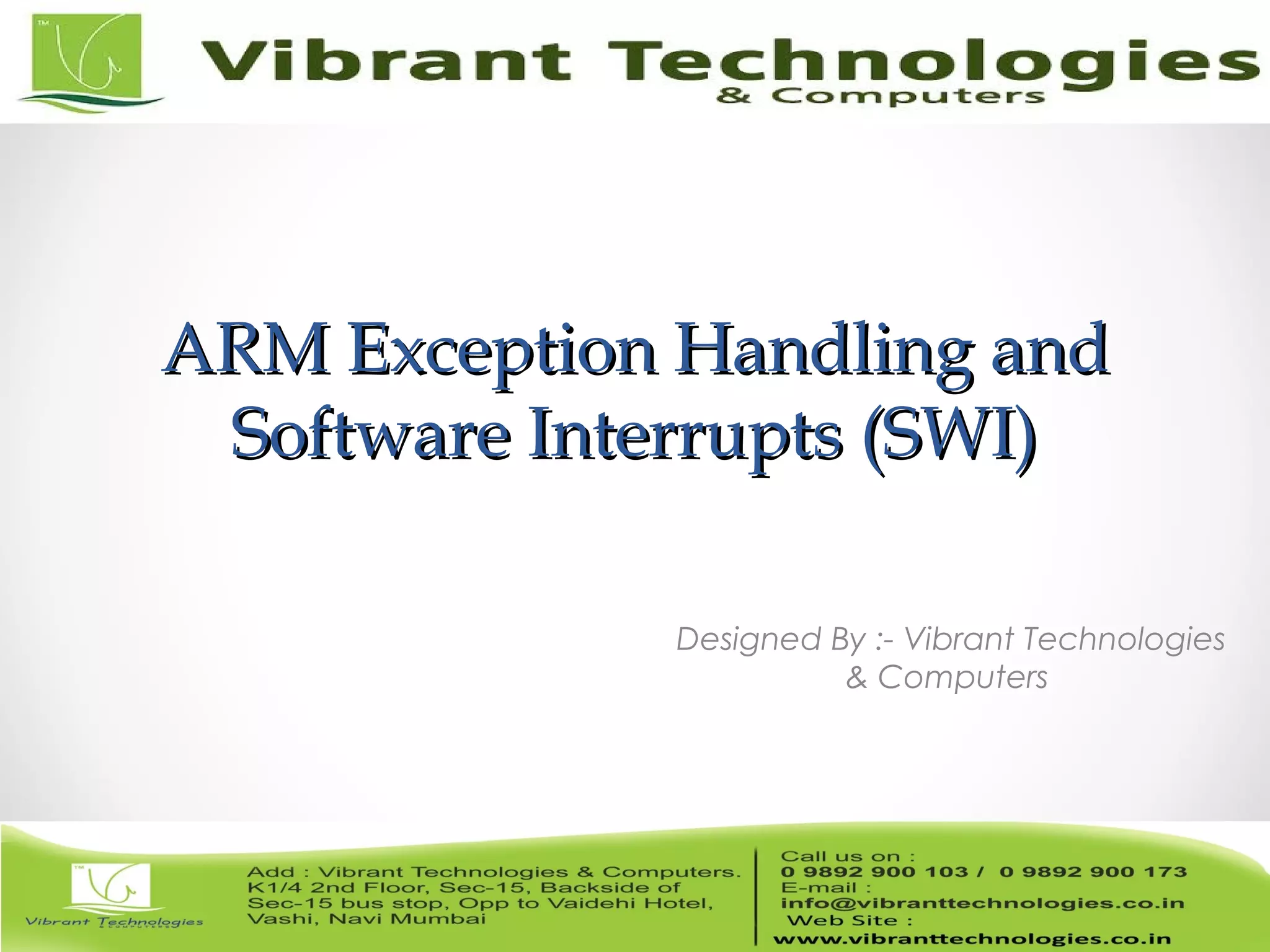 Embedded system - introduction to arm7 | PPT | Operating Systems | Computer Software and ...