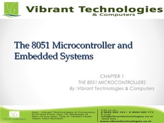Embedded system - Introduction to micro-controller 8051 | PPT