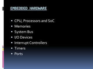 Embedded system | PPT
