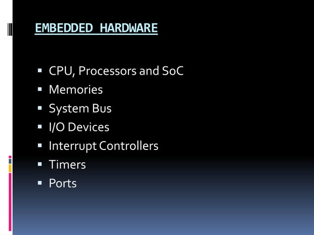Embedded system | PPT