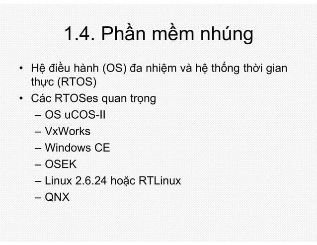 Chappter 1 Embedded System Presentation Pdf