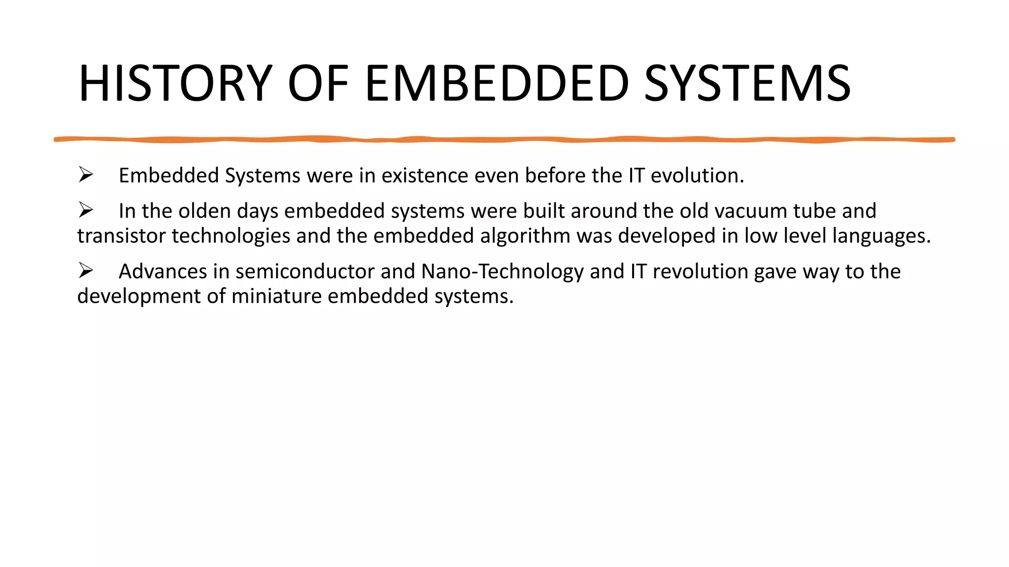 Introduction To Embedded System Presentation Pptx Computing Technology And Computing